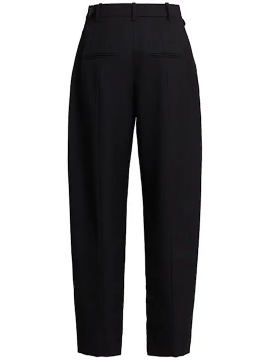 Khaite Dugan High Rise Wool Pants