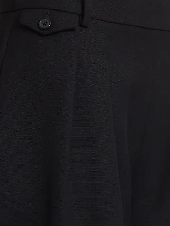 Khaite Dugan High Rise Wool Pants