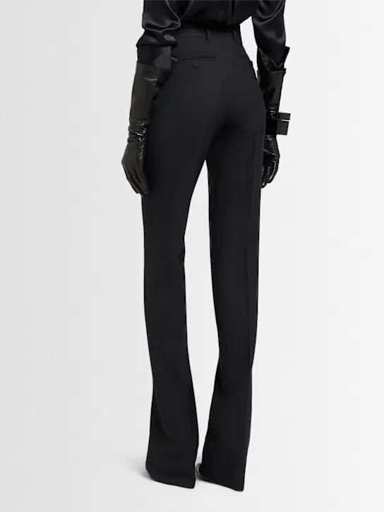 TOM FORD Virgin Wool Blend Twill Straight Leg Pants