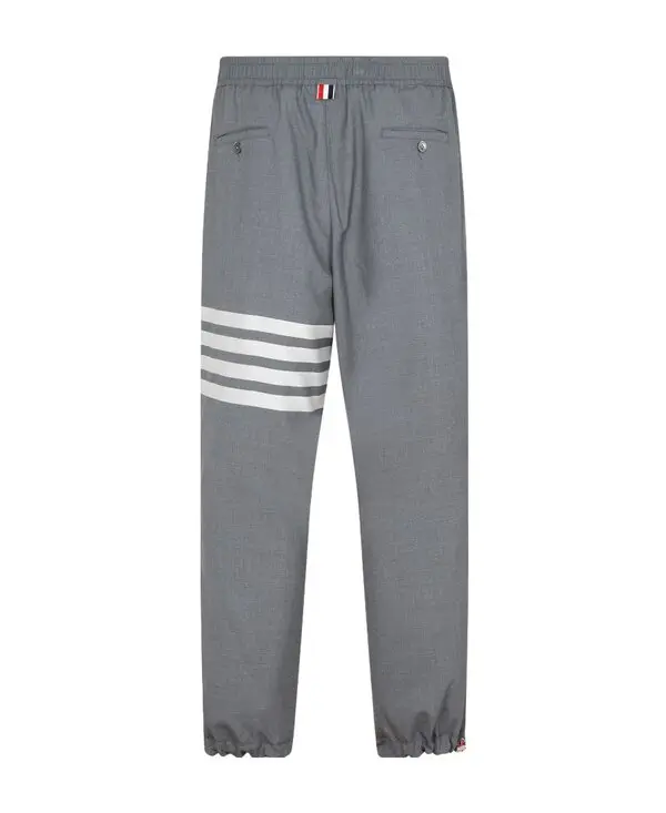 Thom Browne 4-bar Straight Leg Trousers - Medium Gray