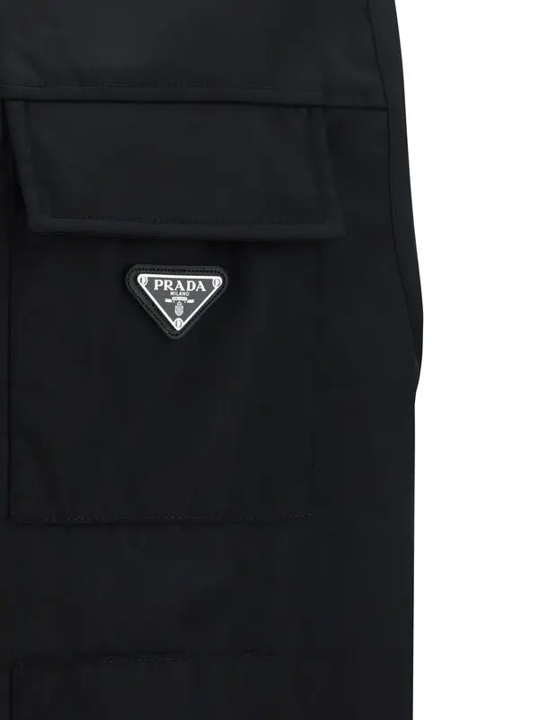 Prada Logo Plaque Zip-up Gilet