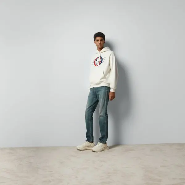 Gucci Logo Printed Drawstring Hoodie