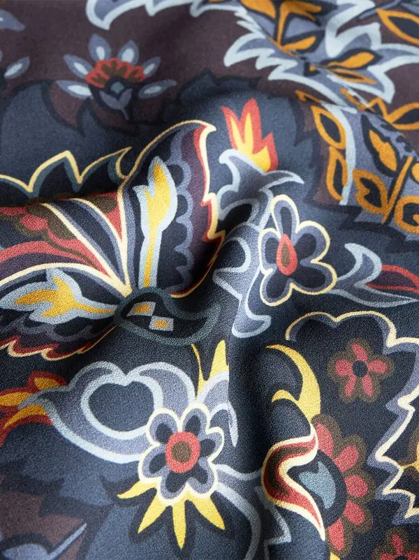Etro Paisley Print V-neck Tunic Dress