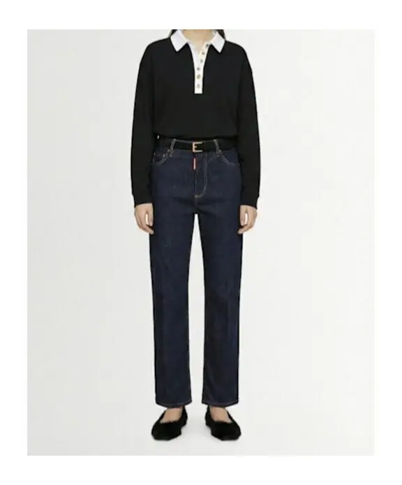 Dsquared2 Boston Denim Straight Leg Jeans