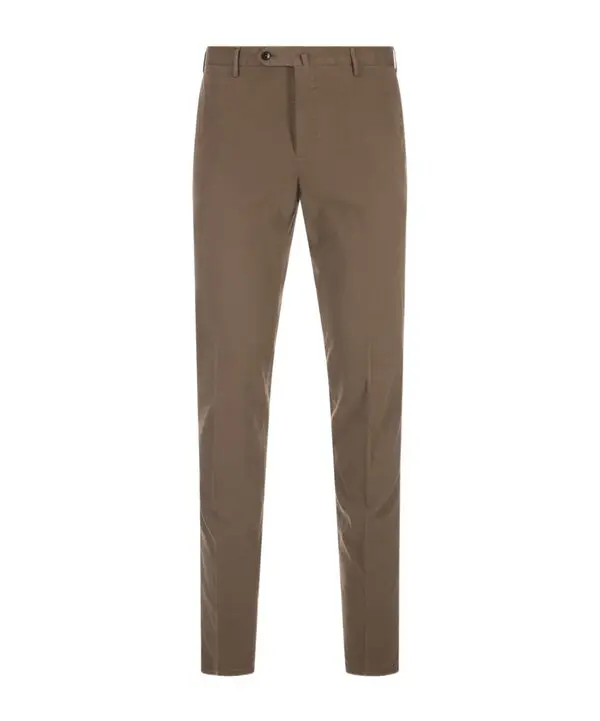 PT TORINO Slim Fit Flat-front Trousers