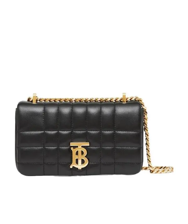 Burberry Lola Quilted Mini Shoulder Bag - Black