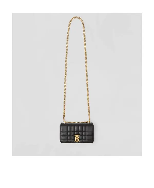 Burberry Lola Quilted Mini Shoulder Bag - Black