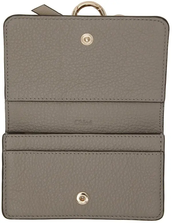 Chloé Logo-charm Foldover Top Wallet