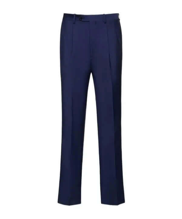 Bally Pleated Zipper Casual Pants