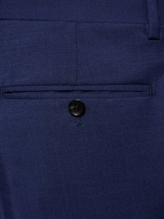 Bally Pleated Zipper Casual Pants