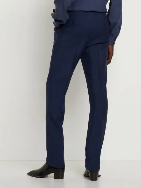 Bally Pleated Zipper Casual Pants