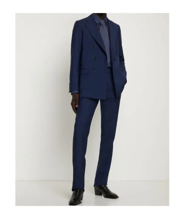 Bally Pleated Zipper Casual Pants