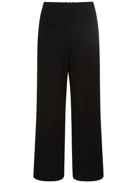 Balmain Loose-fitting Crepe Casual Pants