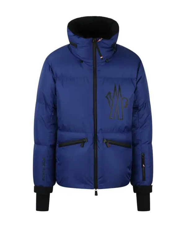 Moncler Verdons Logo-appliqué Hooded Down Jacket
