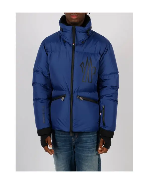 Moncler Verdons Logo-appliqué Hooded Down Jacket