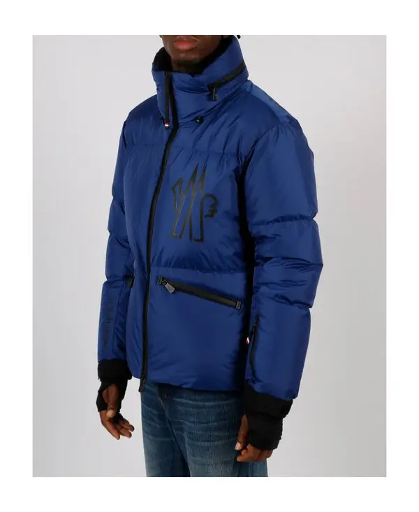 Moncler Verdons Logo-appliqué Hooded Down Jacket