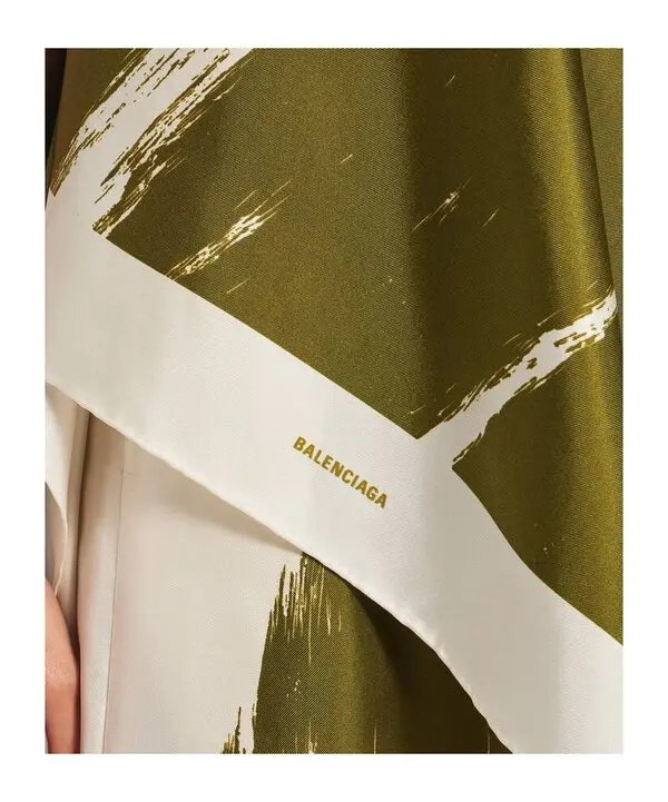 Balenciaga Brush Scratch Scarf Top