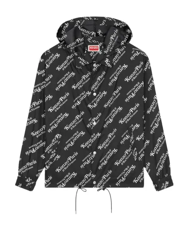 Kenzo All-over Logo Printed Windbreaker