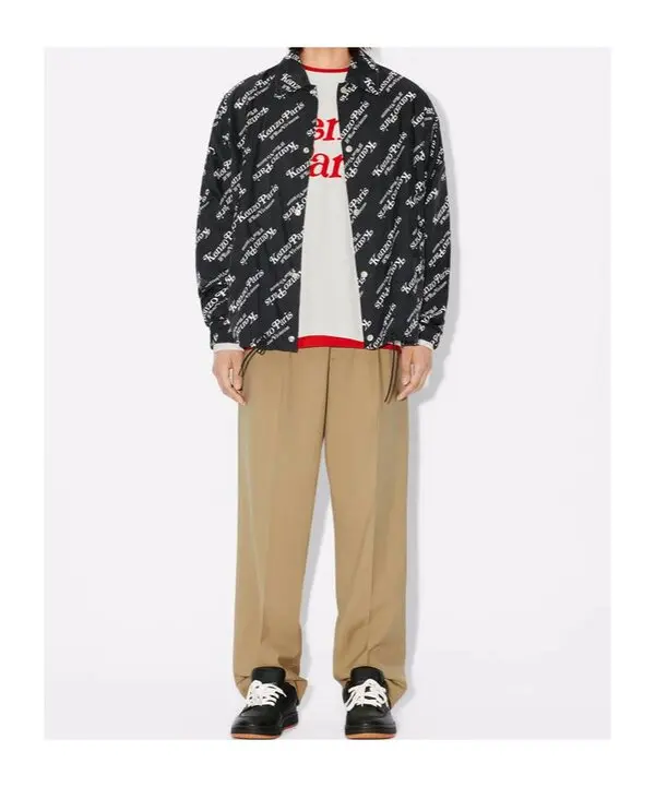 Kenzo All-over Logo Printed Windbreaker