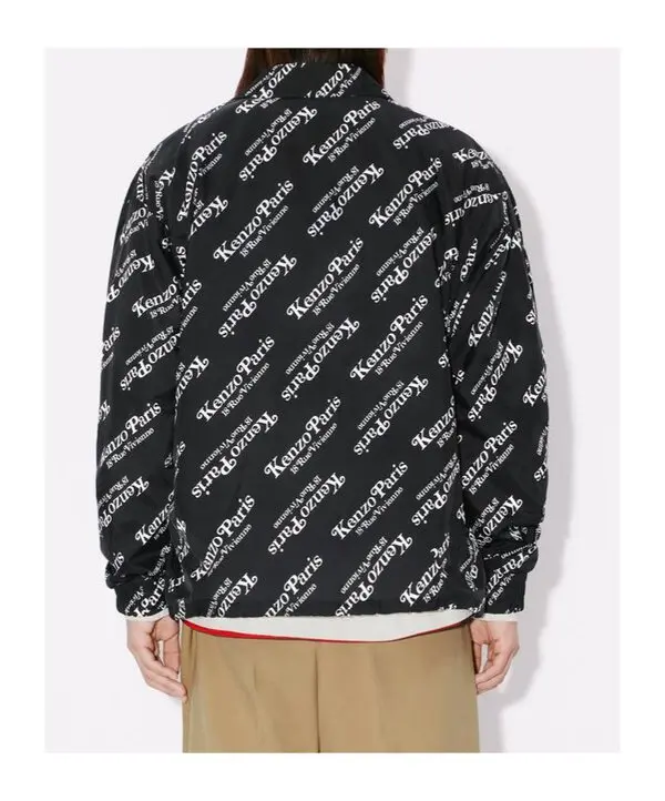 Kenzo All-over Logo Printed Windbreaker
