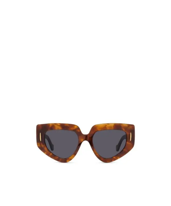 Loewe Anagram Geometric Frame Sunglasses - Gray