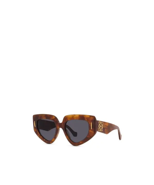 Loewe Anagram Geometric Frame Sunglasses - Gray