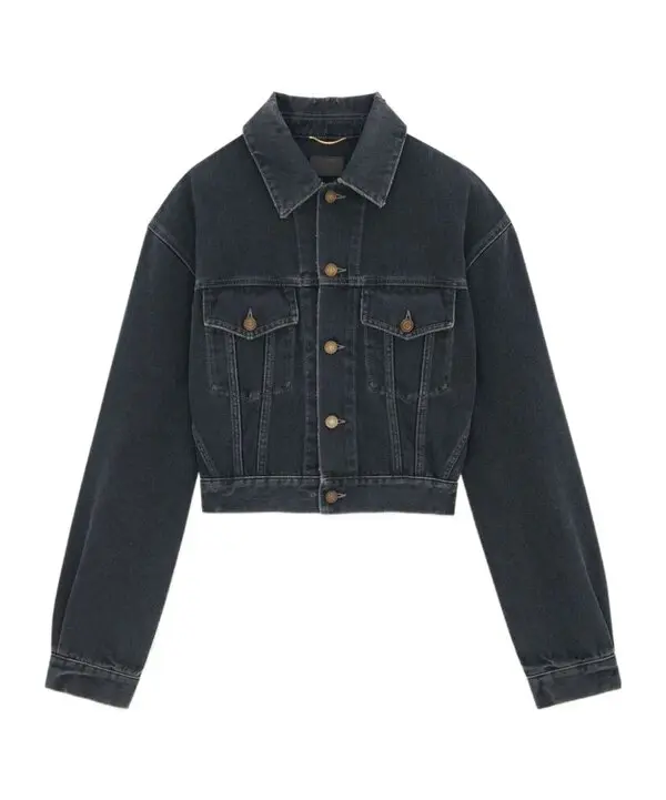 Saint Laurent 80's Denim Jacket - Black
