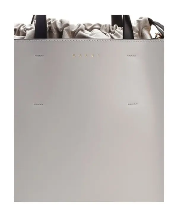 Marni Two-tone Leather Tote Bag