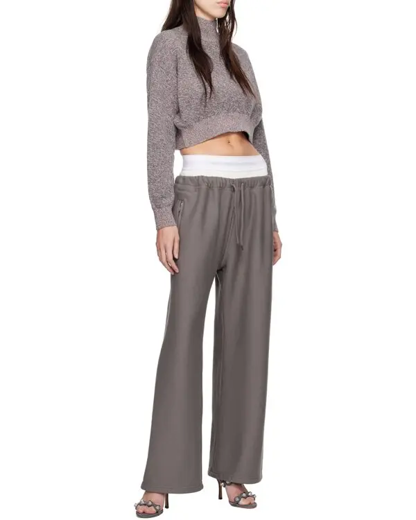 Alexander Wang Ribbed Turtleneck Cropped Sweater