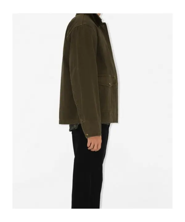 Burberry Logo Embroidered Field Jacket