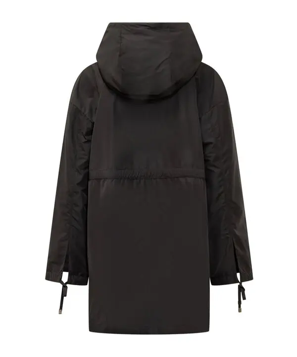 Moncler Saverne Drawstring Zip-up Parka