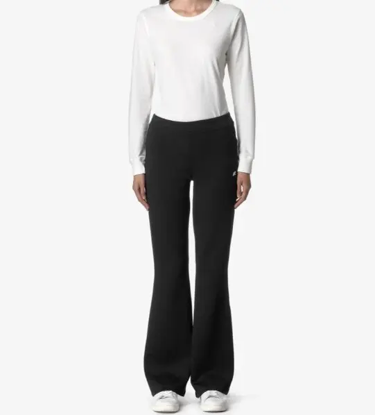 K-WAY Grey Flare Sport Trousers - Black