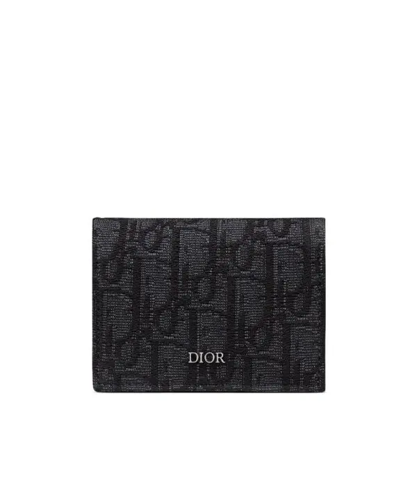 Dior Logo Wallet - Black