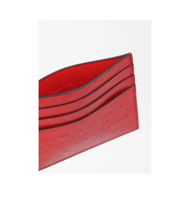 FERRAGAMO Logo-embossed Leather Cardholder
