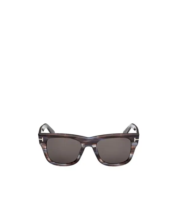 TOM FORD Square Frame Sunglasses - Gray