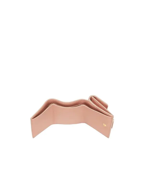 Fendi Baguette Micro Trifold Wallet - Pink