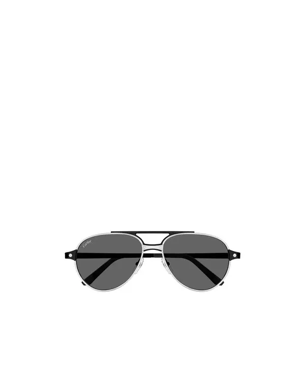 Cartier Aviator Full Rim Sunglasses - Gray