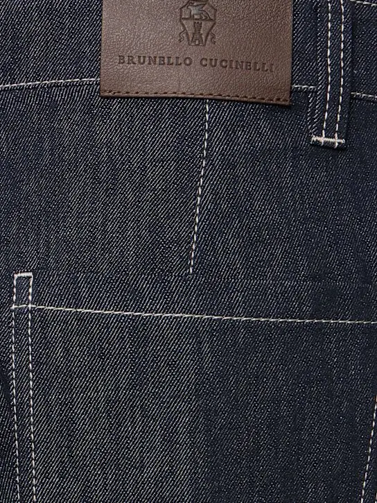 Brunello Cucinelli High-waisted Wide-leg Jeans