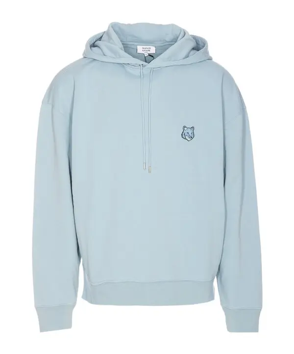 Maison Kitsuné Bold Fox Head Patch Drawstring Hoodie