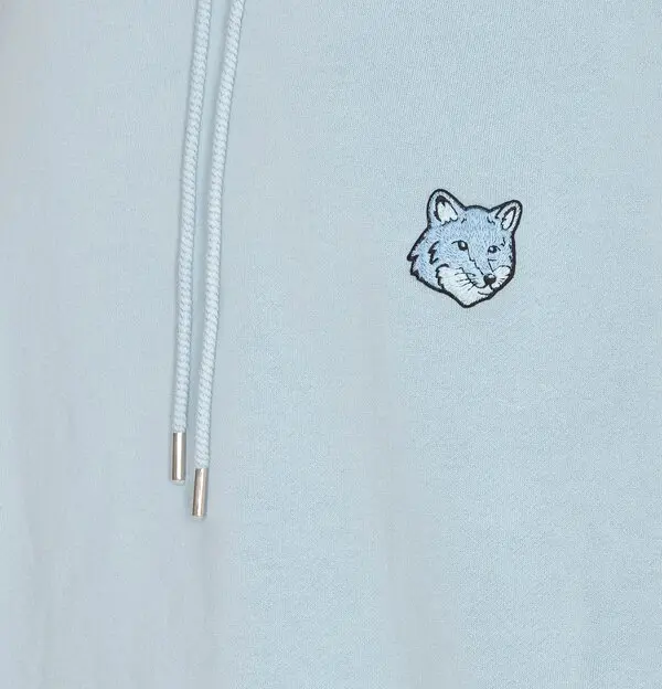 Maison Kitsuné Bold Fox Head Patch Drawstring Hoodie