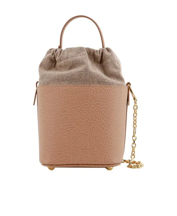 MAISON MARGIELA 5ac Drawstring Bucket Bag - Nude