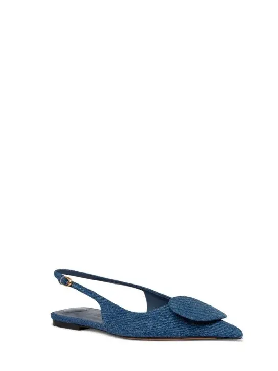 Jacquemus Buckle Slingback Flats