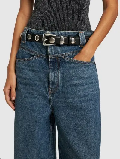 Khaite Rivet Decorative Belt