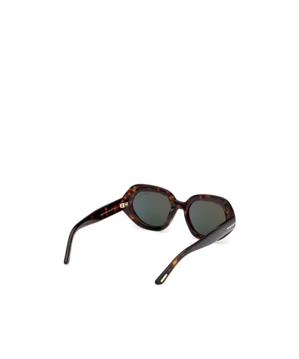 TOM FORD Full Frame Oval Sunglasses - Gray