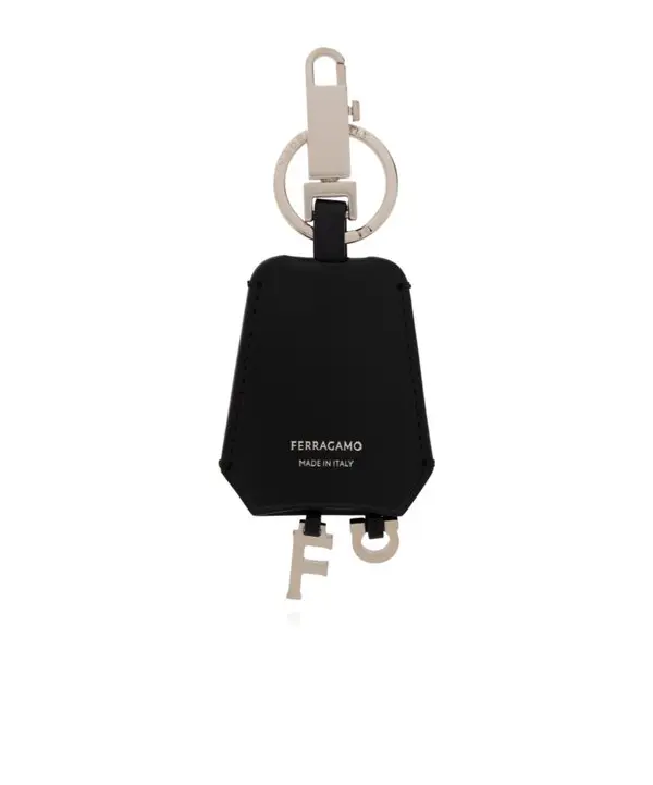 FERRAGAMO Alphabet Charm Keychain - Black