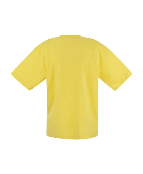 Marni Logo Print Crewneck T-shirt