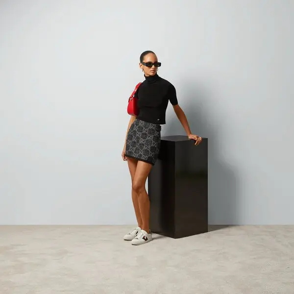 Gucci Gg Tweed Skirt