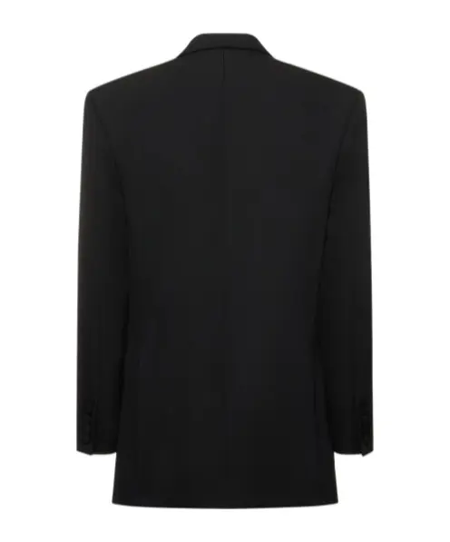 Valentino Garavani Double-breasted Suit Jacket With Notched Lapel