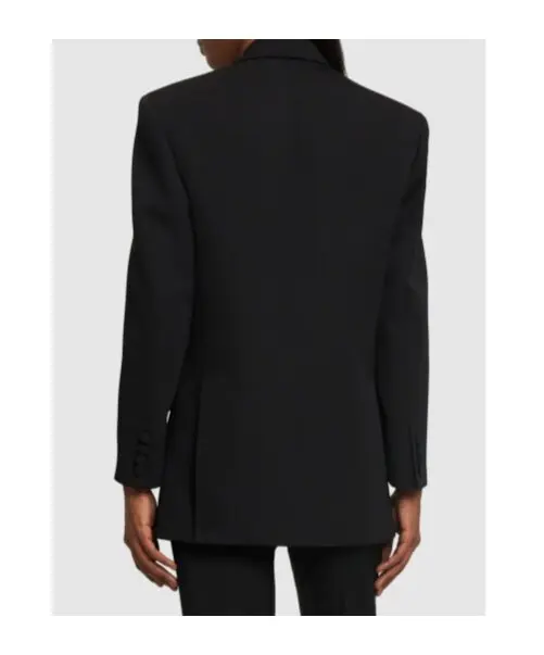 Valentino Garavani Double-breasted Suit Jacket With Notched Lapel