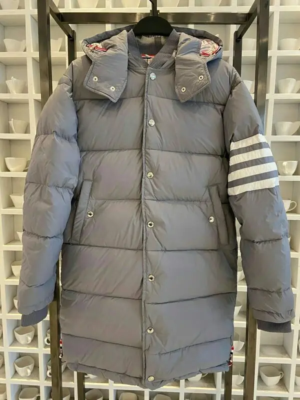 Thom Browne Striped Padded Hooded Jacket